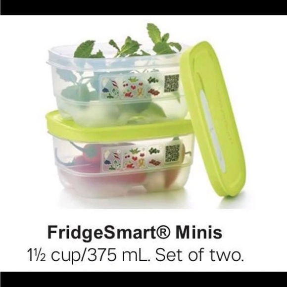 Tupperware | Kitchen | Tupperware Green Fridgesmart Minis Food Storage ...